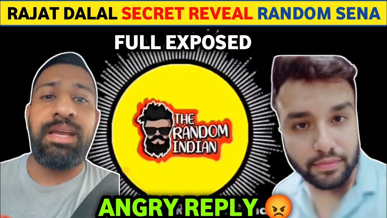 Rajat dalal SECRET REVEAL Random sena 😲।। Random sena exposed Rajat ...