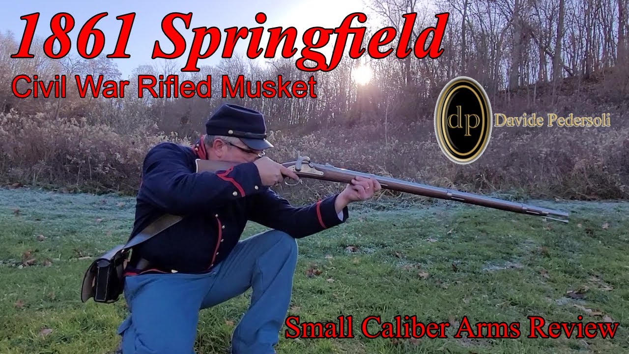 1861 Springfield Rifled Musket | Pedersoli | Civil War Muzzleloader ...