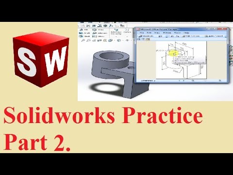 Solidworks Practice Part 2| Solidwork basic tutorial|Solidworks In Hindi - YouTube