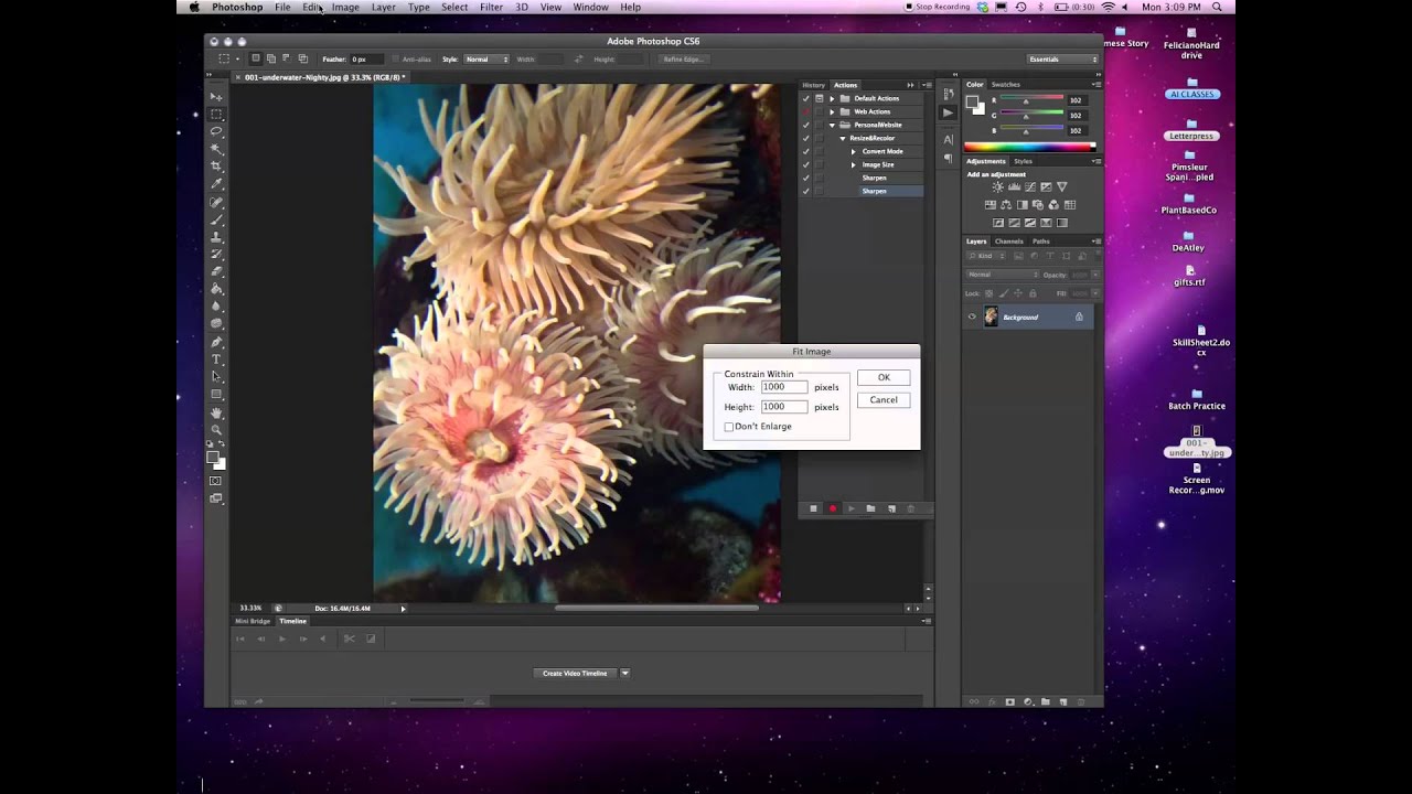 Learning to Use Photoshop CS6 Actions II (Special Techniques) - YouTube
