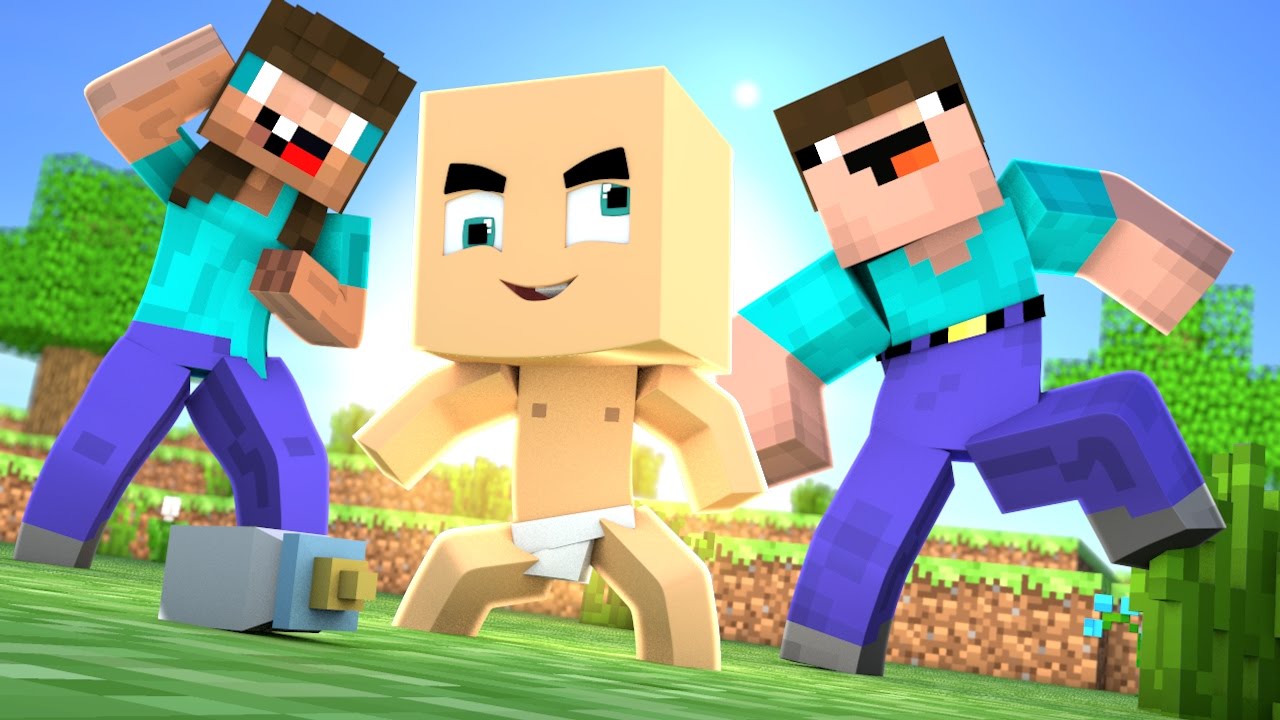 Minecraft: WHO'S YOUR FAMILY? - O BEBÊ DA FAMÍLIA NOOB! (NOOB vs PRO ...
