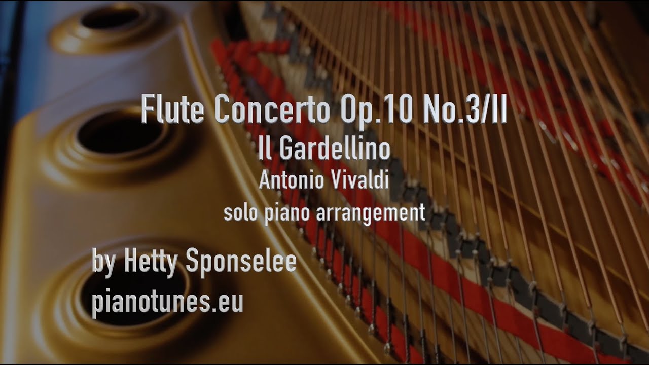 Flute Concerto Op.10 no.3 - Larghetto Cantabile - 'Il Gardellino ...