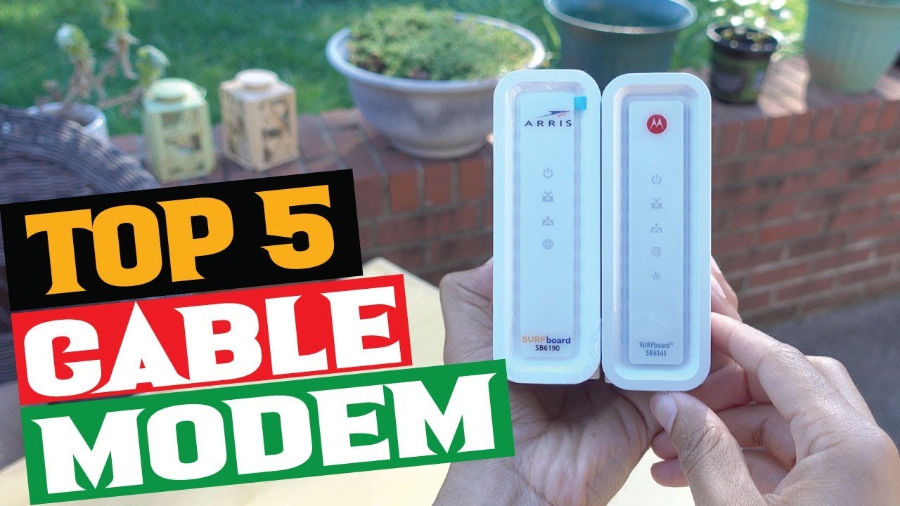 Best Cable Modem (2019)- Top 5 Cable Modem. - YouTube