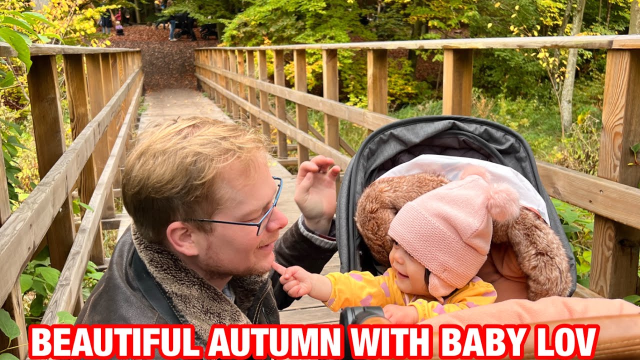 BEAUTIFUL AUTUMN WITH BABY LOV ||DAILY BABY LOV - YouTube