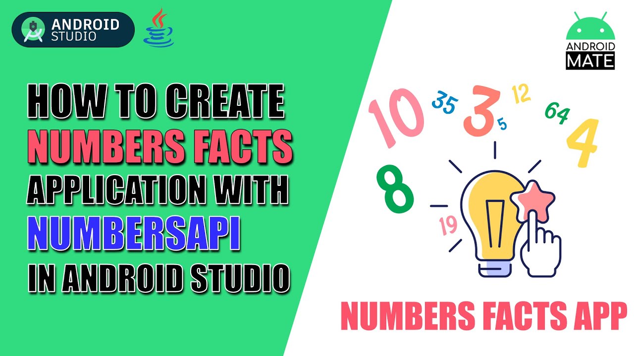 Learn how to create a Number Facts Android App using numbersapi | API Integration Tutorial 🔥 ...