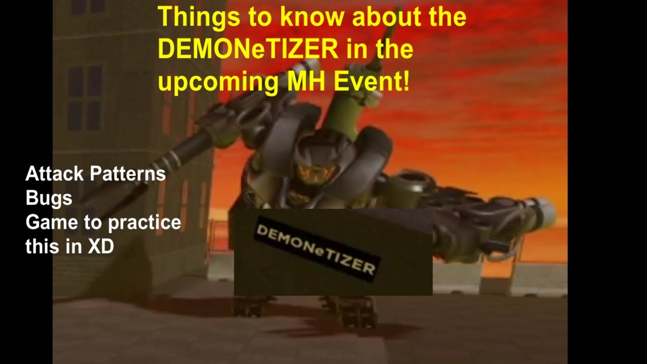 Things to Know about the DEMONeTIZER in the Upcoming MH Event! (Roblox ...