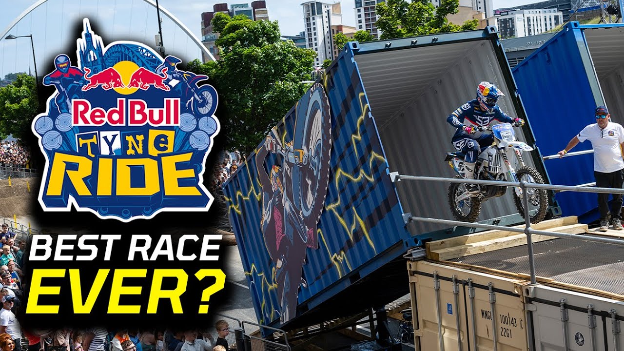 DIRTBIKES IN THE MIDDLE OF THE CITY!! REDBULL TYNE RIDE 2024 - YouTube