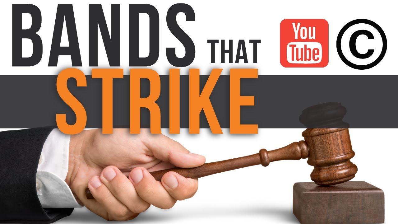Bands that copyright Strike! ... and a great Solution! - YouTube