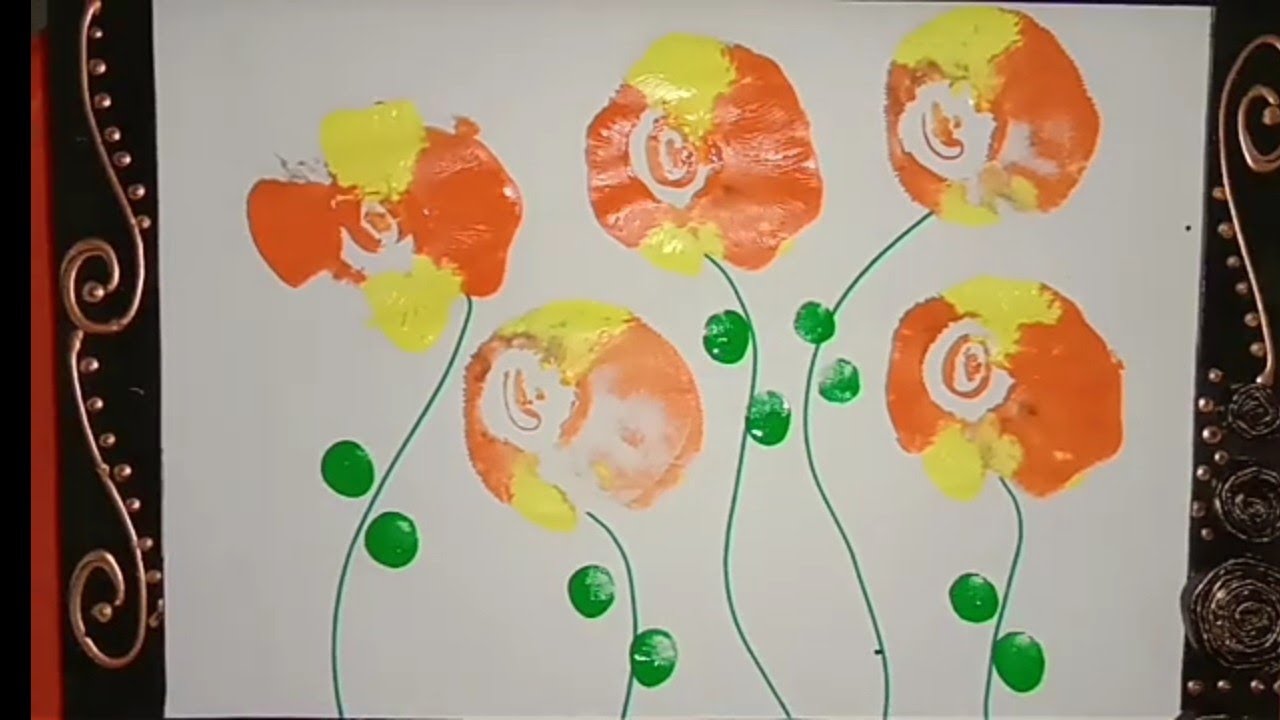 Balloon printing for kids /Activity for kindergarten / PAINTING FOR ...