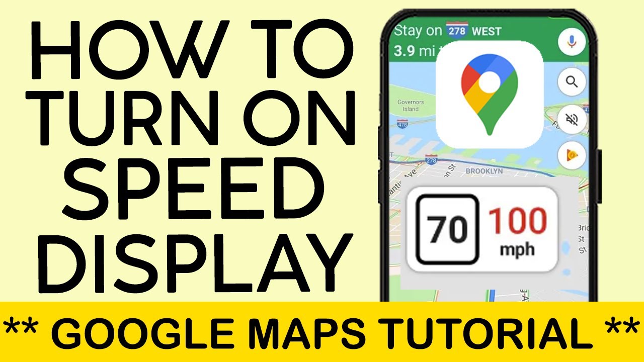 How to Turn on Speedometer on Google Maps | See Speed on Google Maps ...