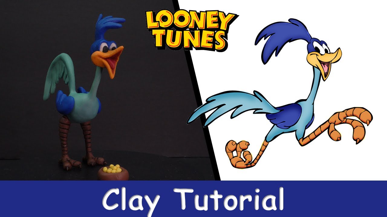 How to Make The Road Runner Sculpture from Looney Tunes with Polymer ...