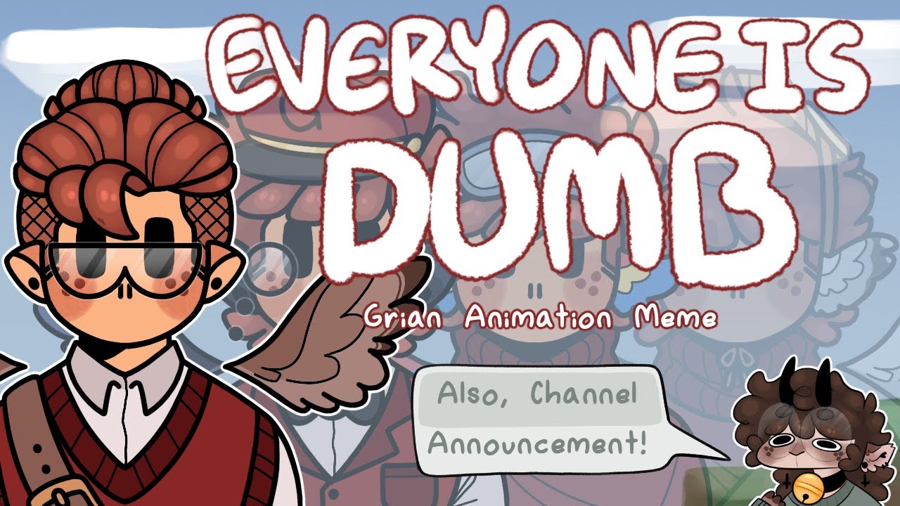 Everyone Is Dumb | Grian Animation Meme + Channel Announcement! - YouTube