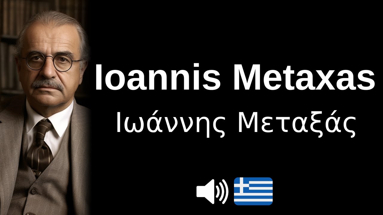 How to pronounce 'Ioannis Metaxas' (CORRECTLY!) - YouTube