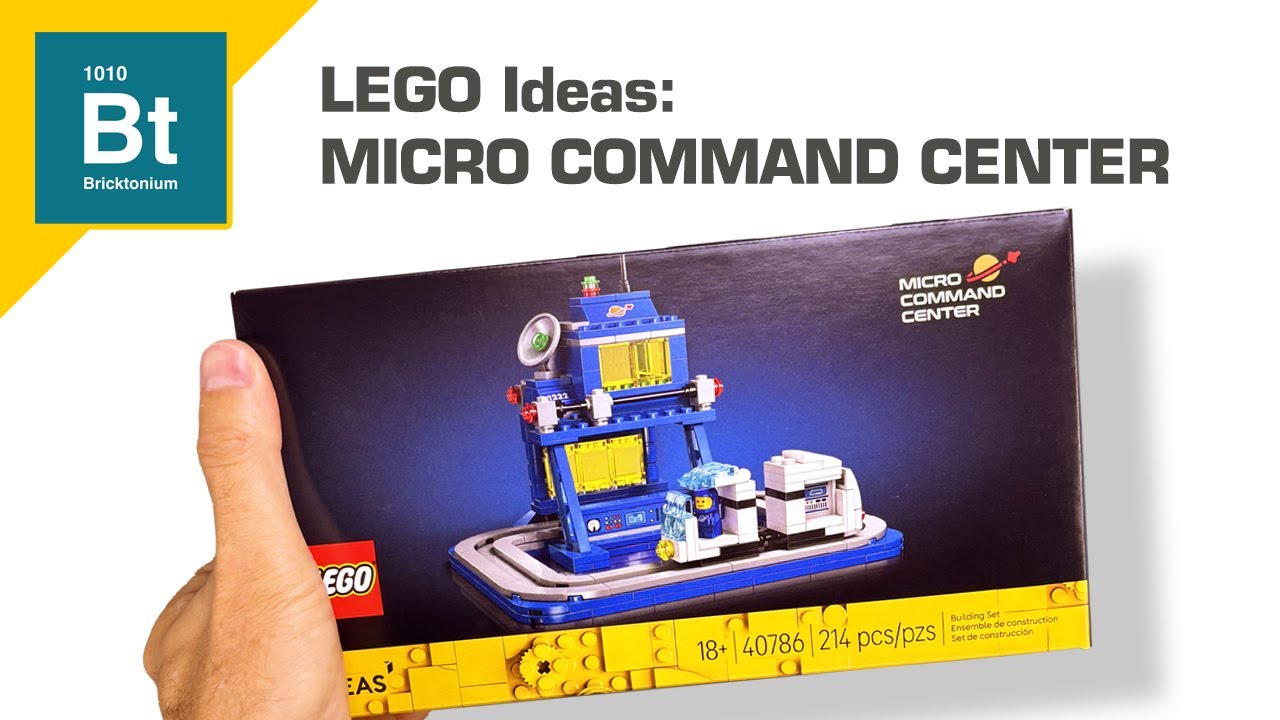 LEGO Ideas: Micro Command Center - YouTube