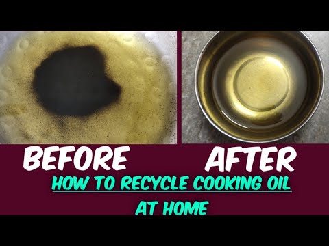 How To Recycle Cooking Oil At Home Simple And Easy Steps - YouTube