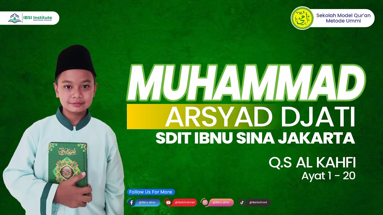 Al-Kahfi 1–20 Versi Anak: Bacaan Muhammad Arsyad Djati yang Bikin Hati ...