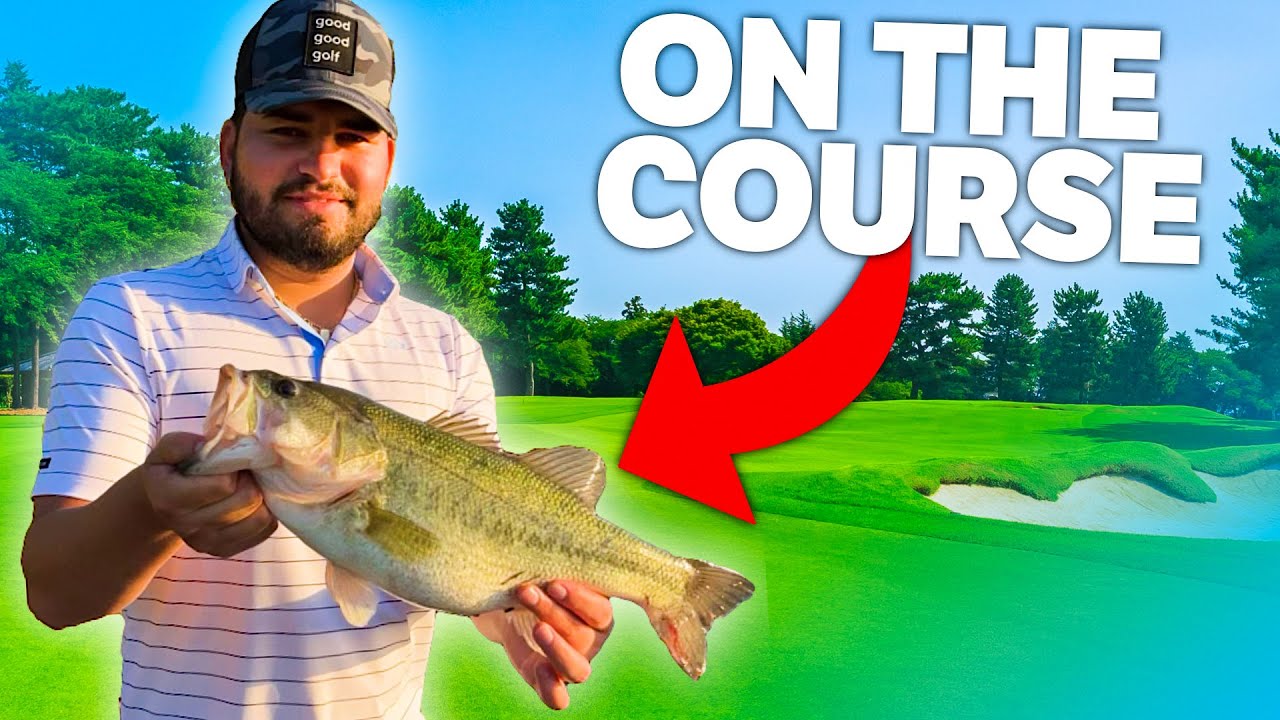 We Caught Monster Bass On A Golf Course! - YouTube