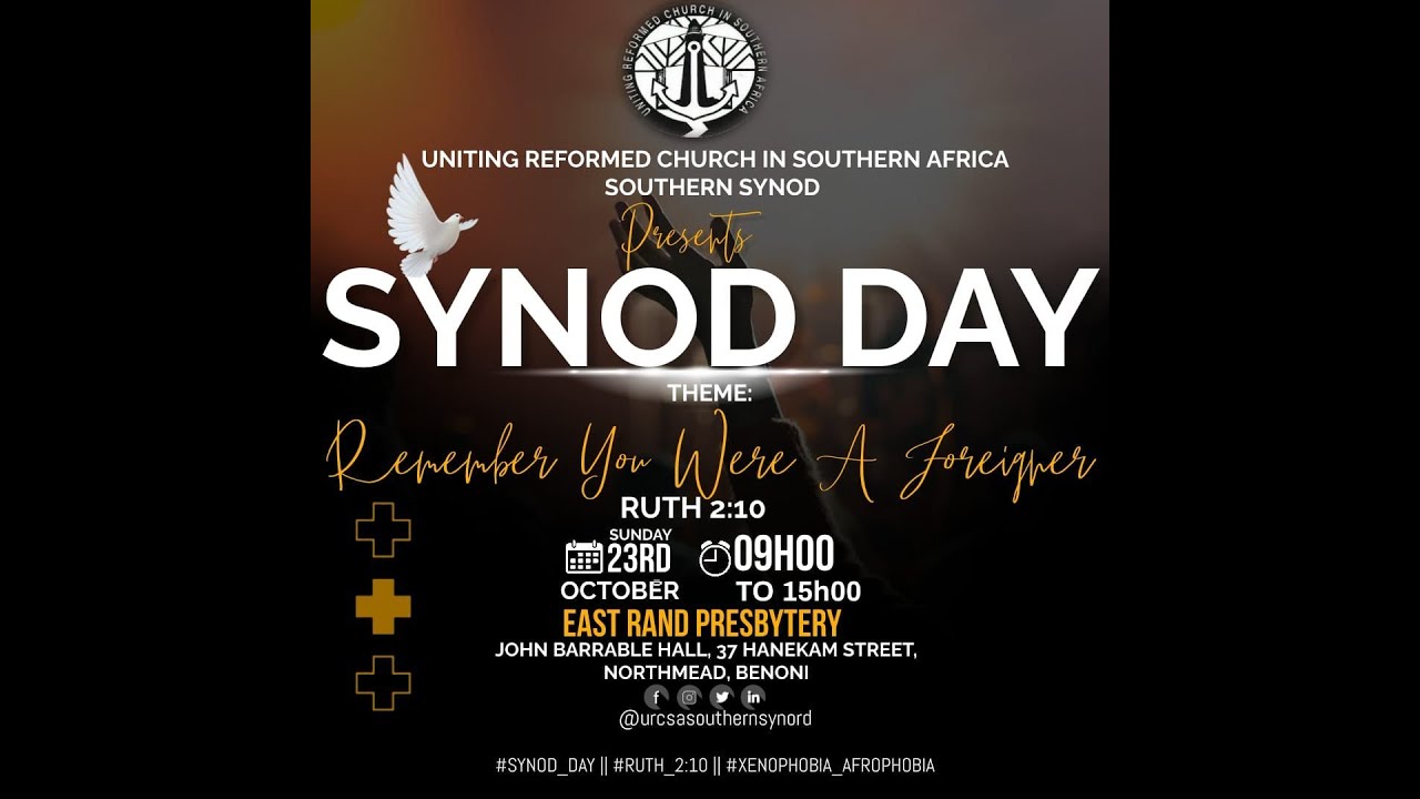 URCSA Southern Synod: Synod Day Service - YouTube