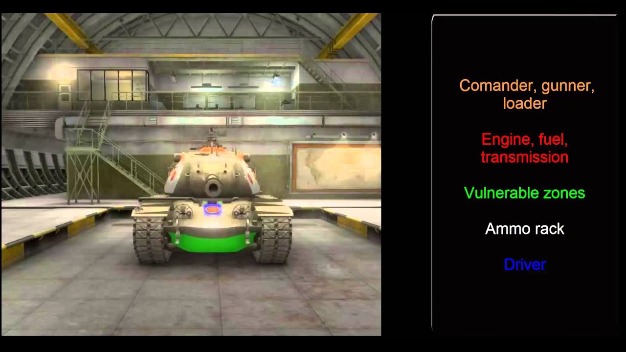 World of Tanks: M103 Hit Zones (Tier 9 American Heavy Tank) - YouTube