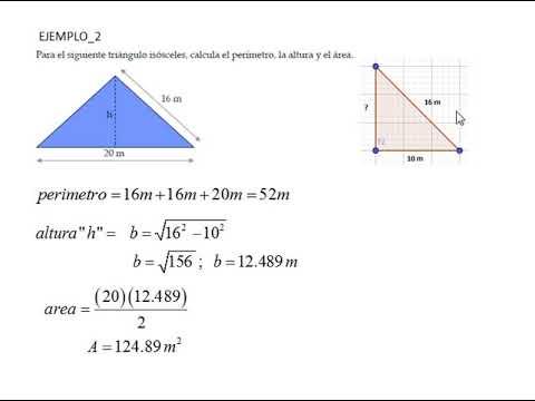 Pitágoras en un triangulo isosceles - YouTube