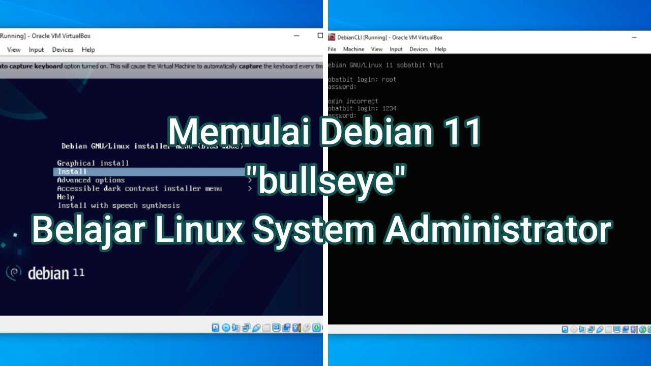 Belajar Linux System Administrator dengan Debian 11 | 1. Instal Debian ...