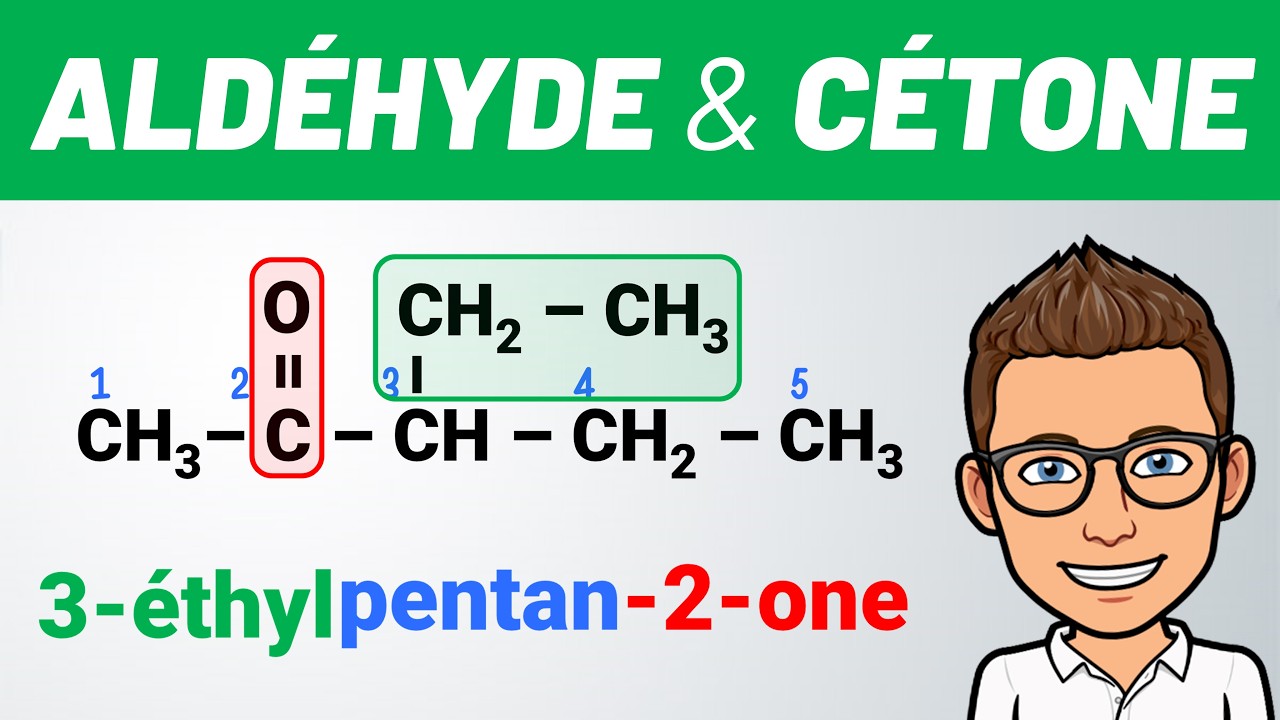 Nomenclature des ALDÉHYDES et des CÉTONES Chimie organique - YouTube