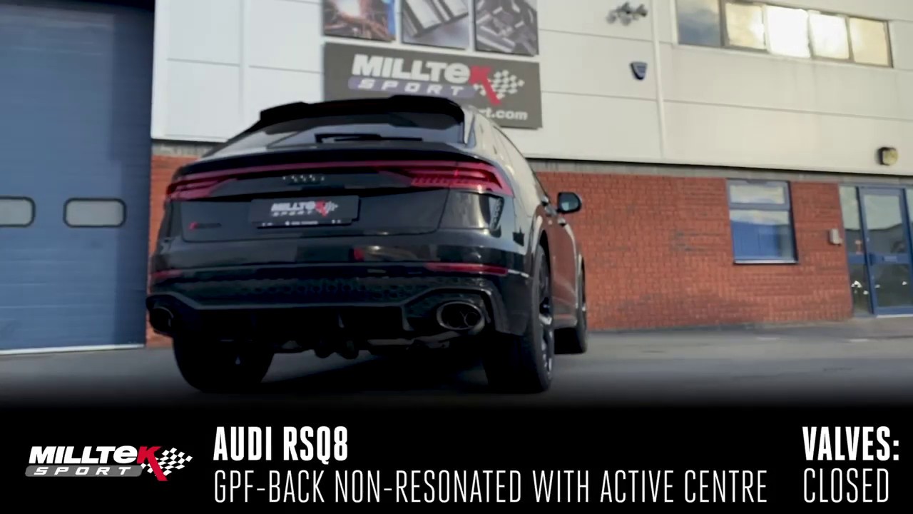 Audi RSQ8 Echappement MILLTEK Ligne & Silencieux by SupRcars.fr - YouTube