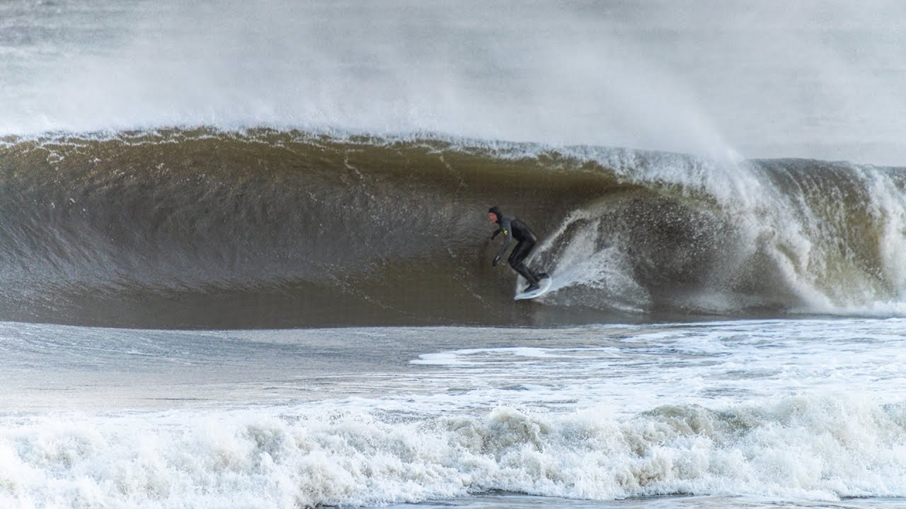 Surfing the Biggest "South Swell of the Year" - YouTube