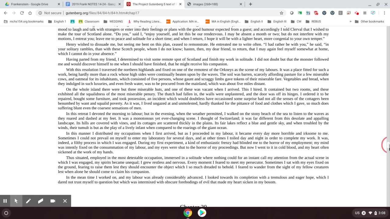 Final Frankenstein Lecture: Chapters 17-24 - YouTube