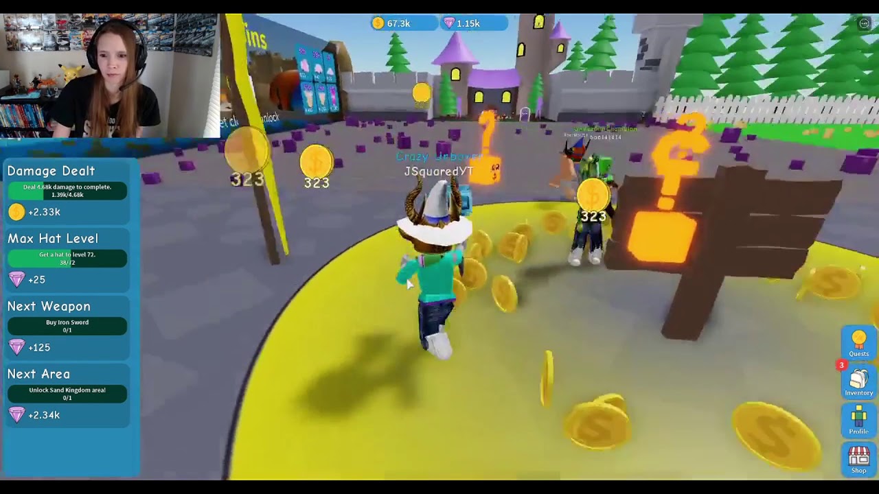 Checking Out UNBOXING SIMULATOR on ROBLOX! HATS and SWORDS and COIN ...