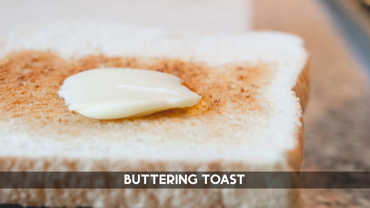 Making toast - buttering toast - toast scraping(ROYALTY FREE SOUNDS ...