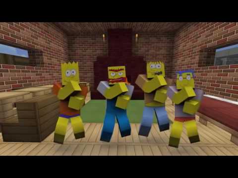 SIMPSONS MINECRAFT STYLE REMIX 2013 EDITION PSY싸이 GANGNAM STYLE강남스타일 ...