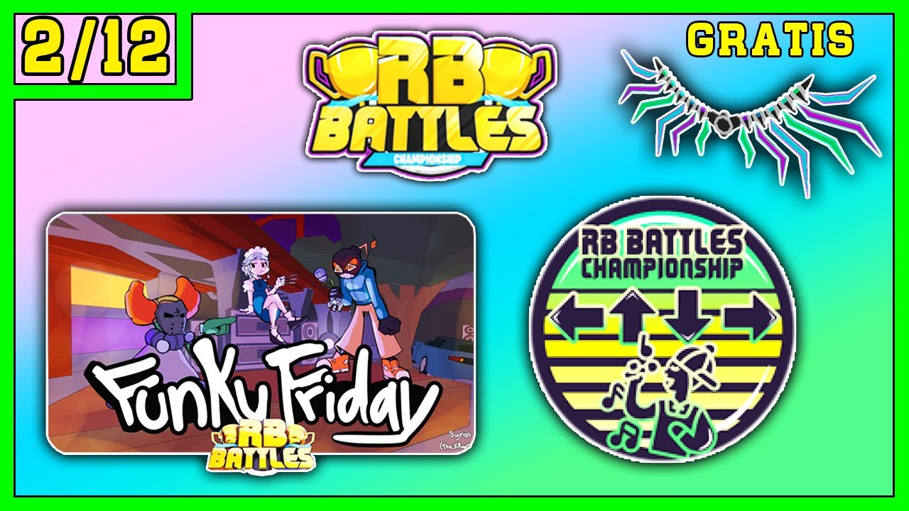 CONSIGUE EMBLEMA DE FUNKY FRIDAY | EVENTO ROBLOX: RB BATTLE 3 - YouTube