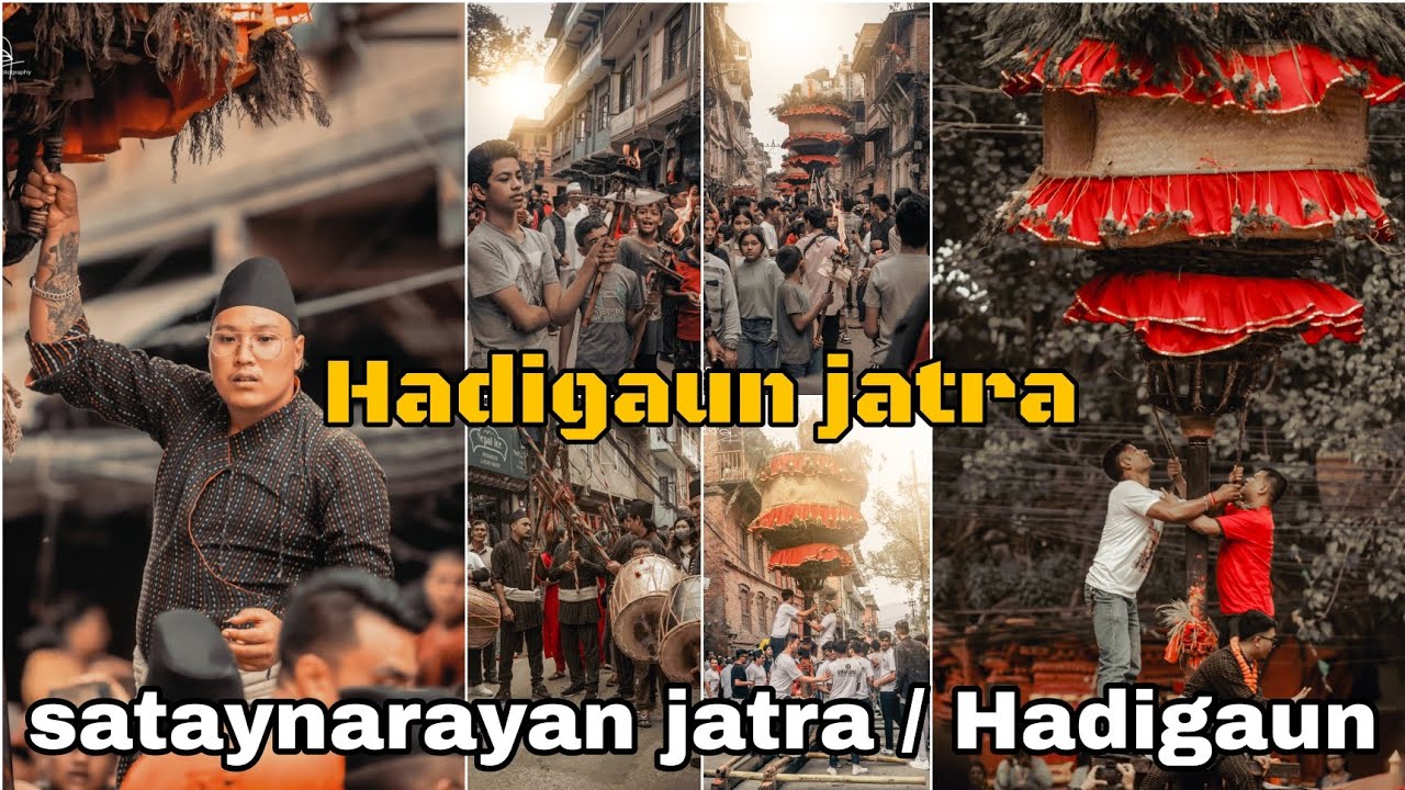 kahinavayeko jatra Hadigaun ma /Sataynarayan jatra / Raw video / - YouTube