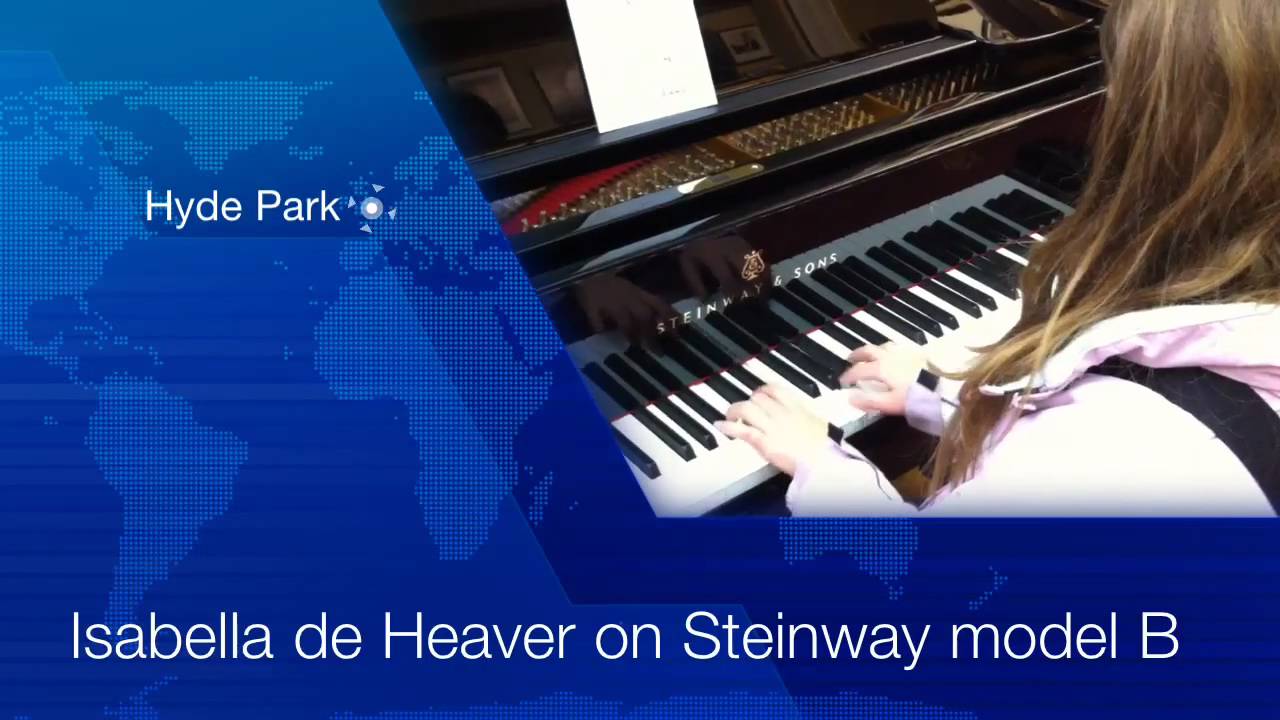 Isabella Heaver playing Steinway model B 6'10" - YouTube