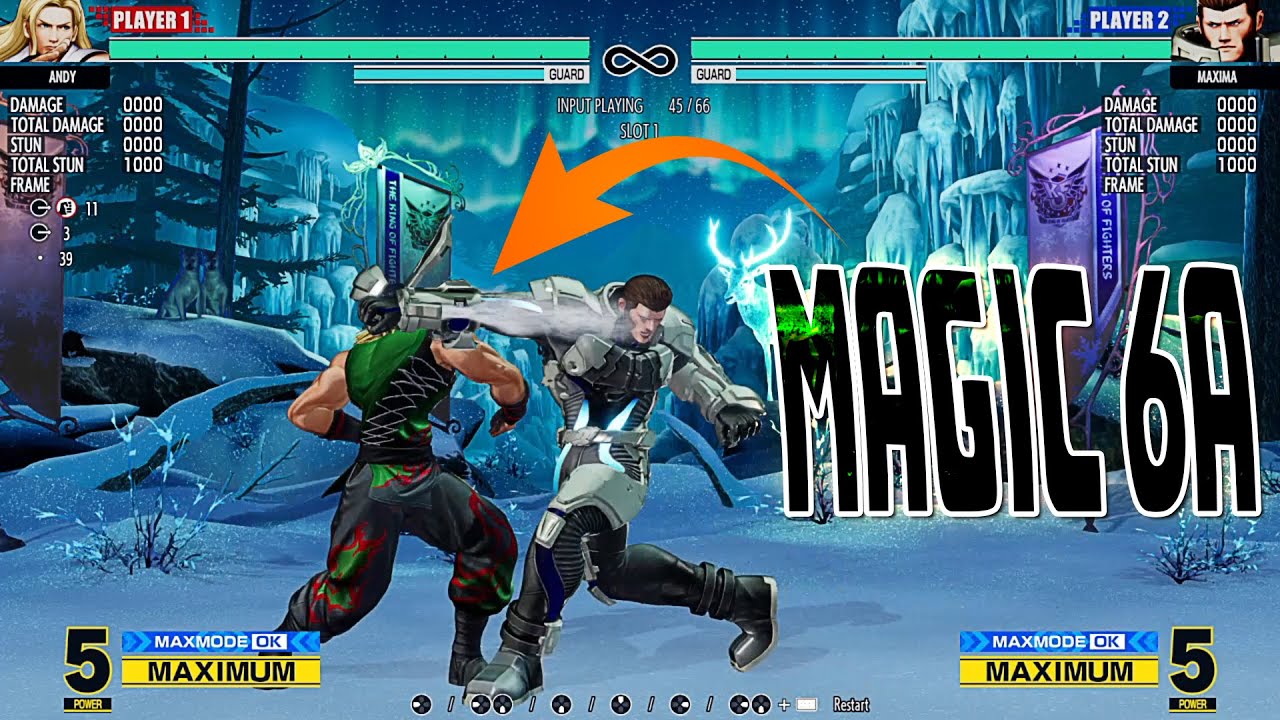 KOF XV: Andy - 6A Anti Block Strings ! - YouTube