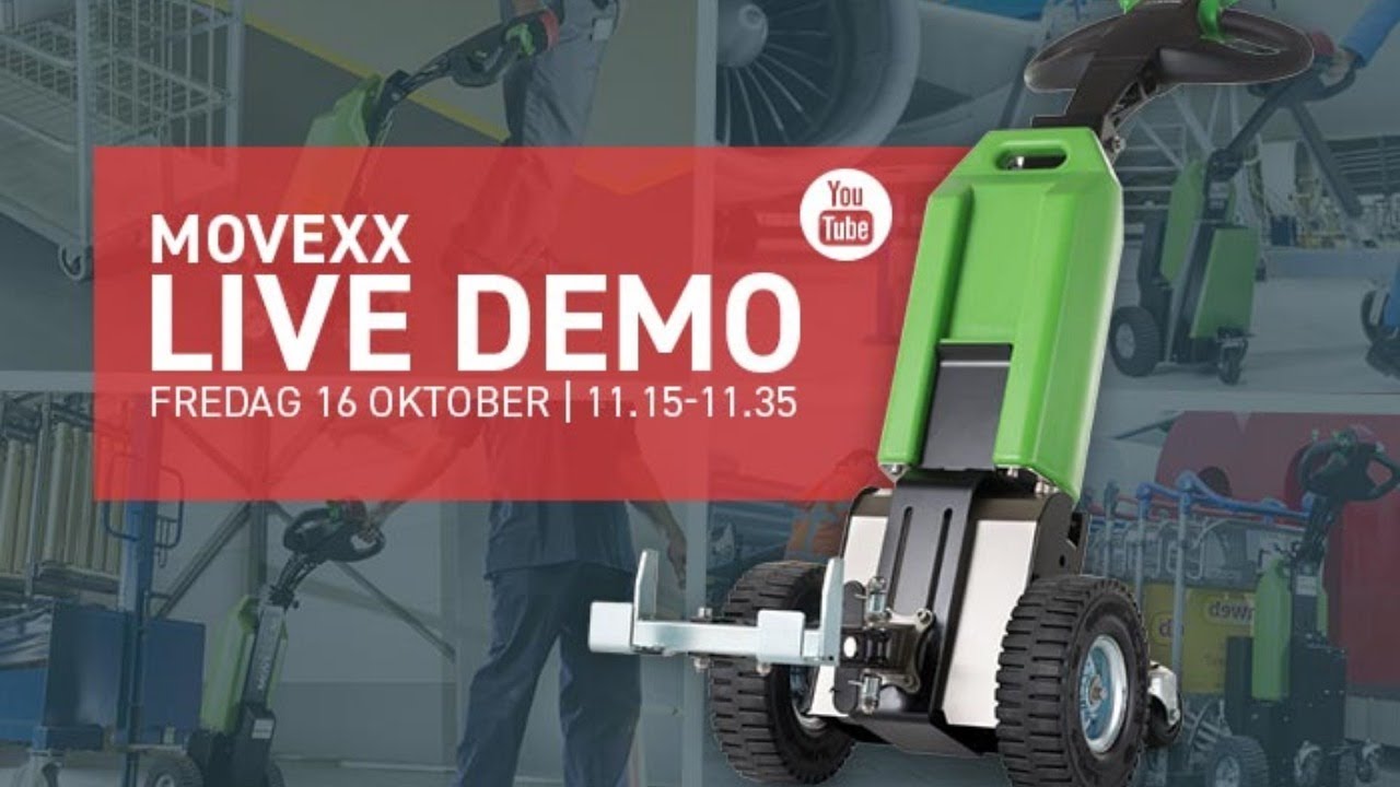 Livedemo Movexx elektriska dragare - YouTube