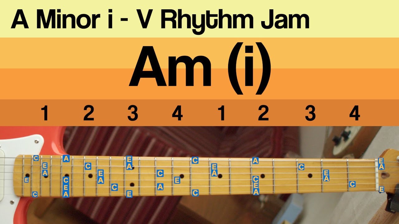 A Minor Rhythm Jam Track (i - V) - YouTube