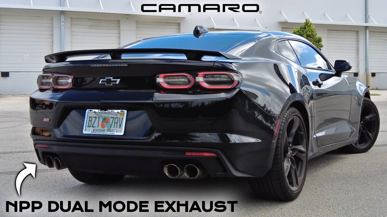 6th Gen Camaro SS PURE SOUND (NPP Exhaust) - 6.2L V8 Exhaust ASMR [4K ...