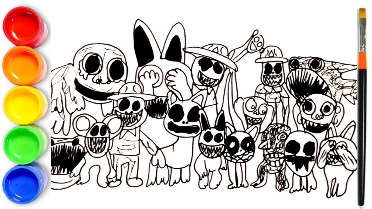 Drawing Zoonomaly | How to draw Zoonomaly | Zoonomaly - YouTube