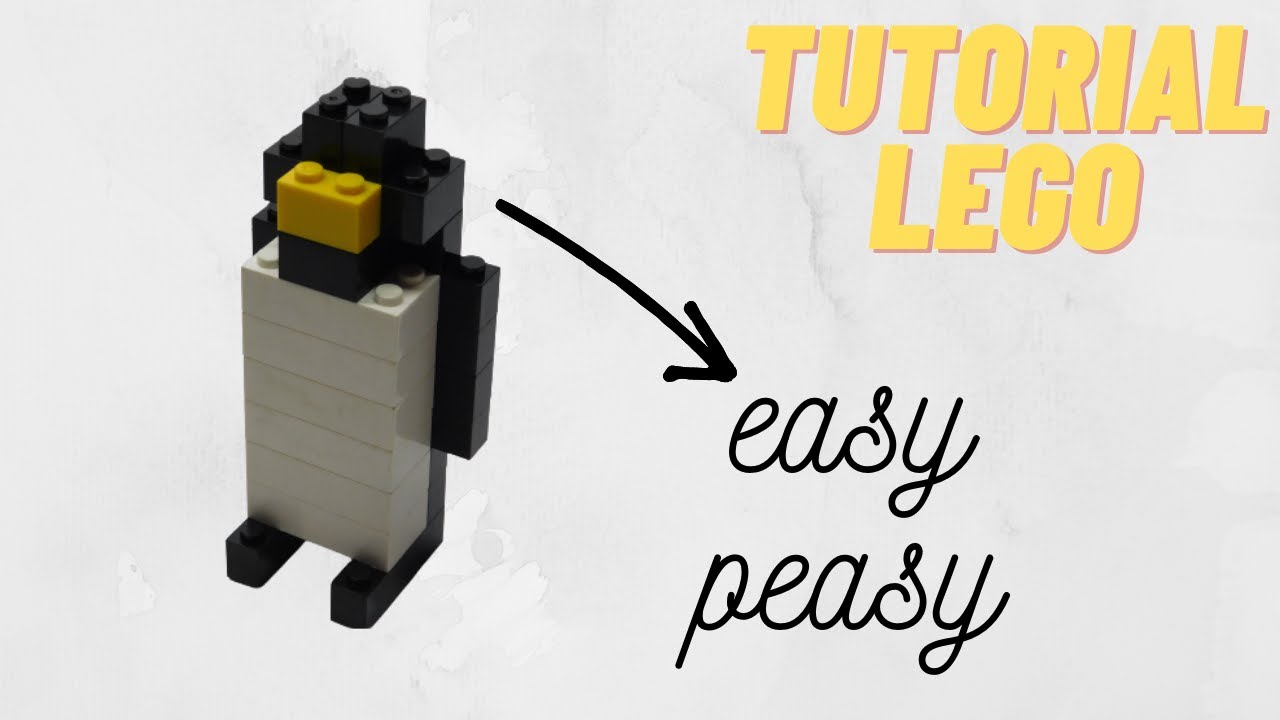 Cara membuat penguin dari lego // how to make penguins lego easy - YouTube