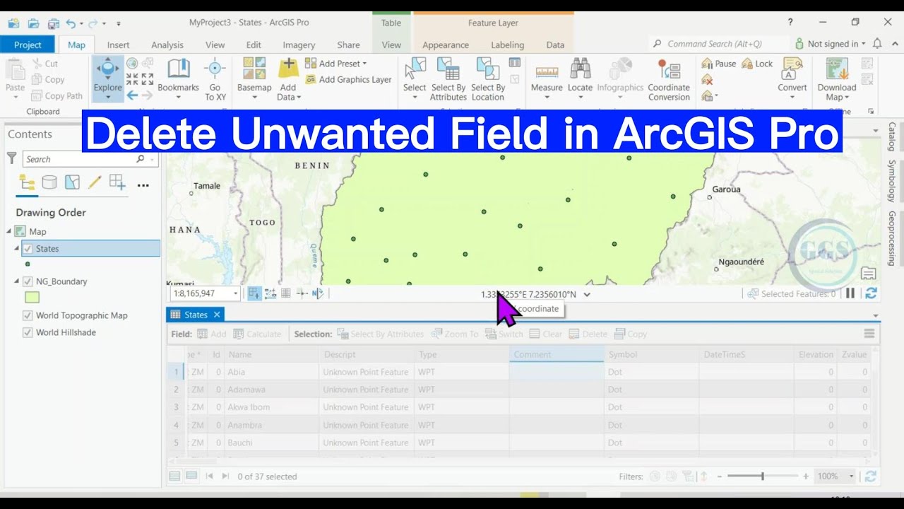 How To Delete Fields In Attribute Table In ArcGIS Pro - YouTube