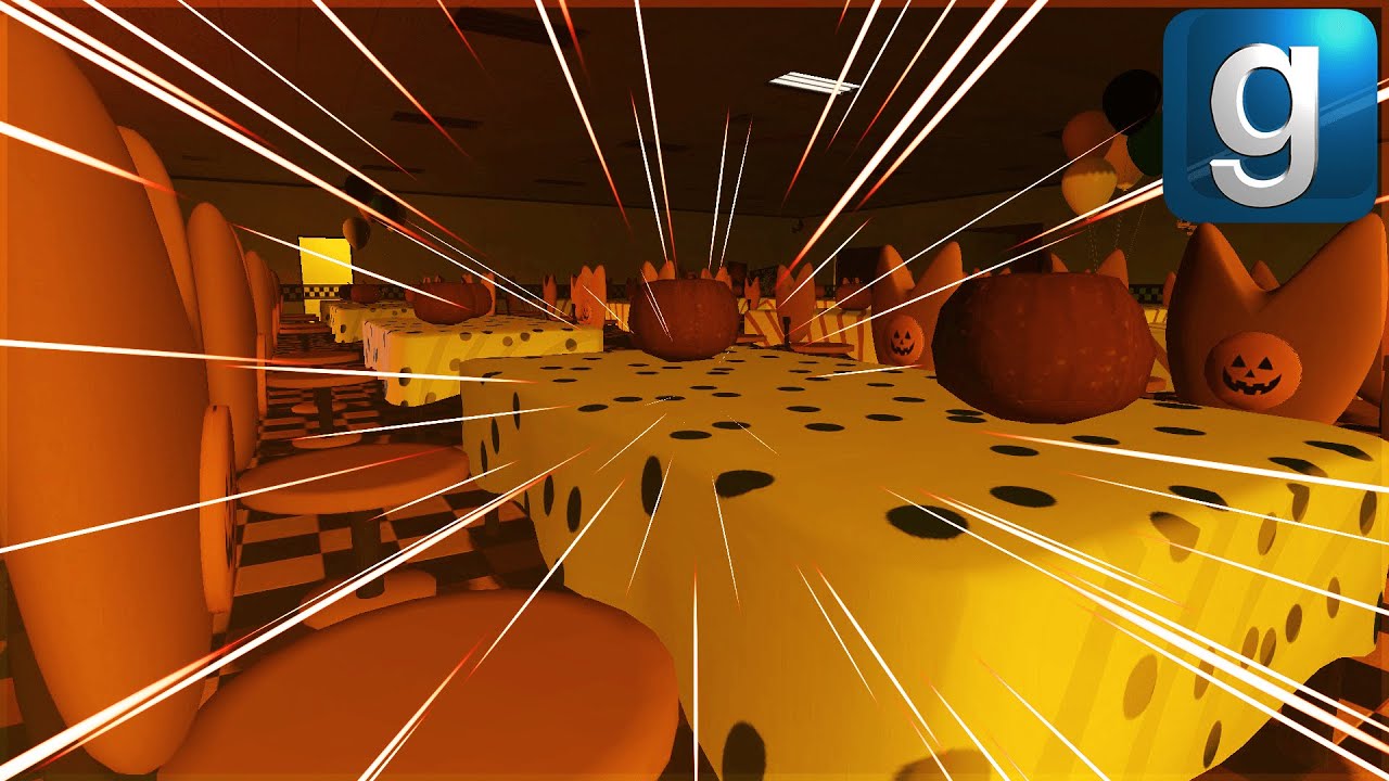 Gmod FNAF | Review | Brand New Freddy Fazbear's Pizza Halloween Map ...