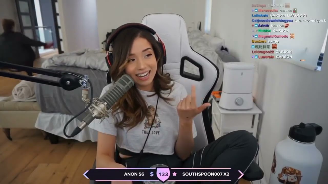 CallMeCarson Sneaks into pokimane's House ( With half life sfx )