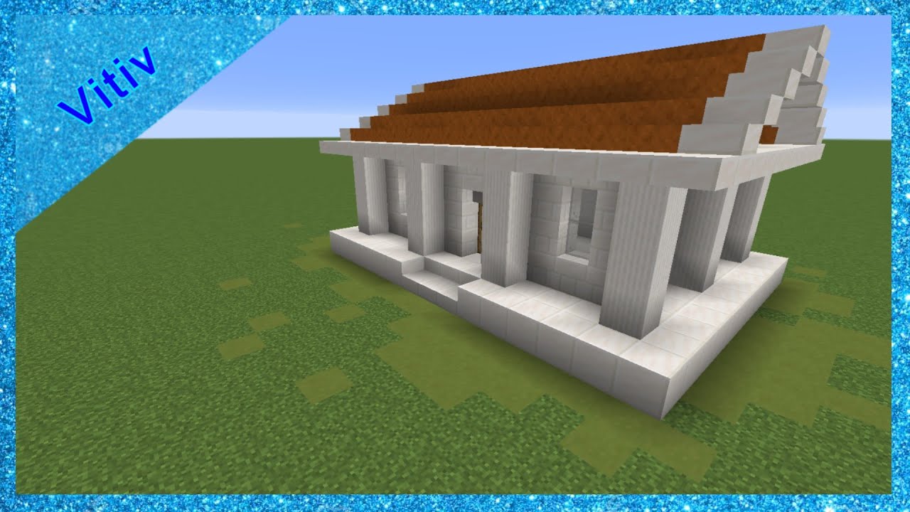 Greek House - Minecraft Tutorial - YouTube