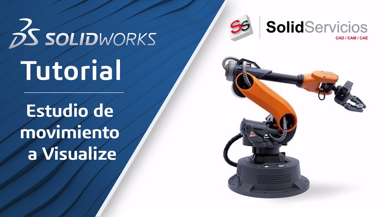 Tutorial SOLIDWORKS Exporta un estudio de movimiento a Visualize - YouTube