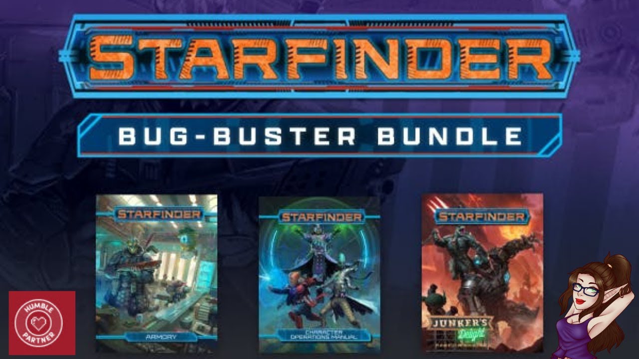 Humble Bundle ~ Starfinder TTRPG Bug-Buster Bundle Book Bundle ~ May ...