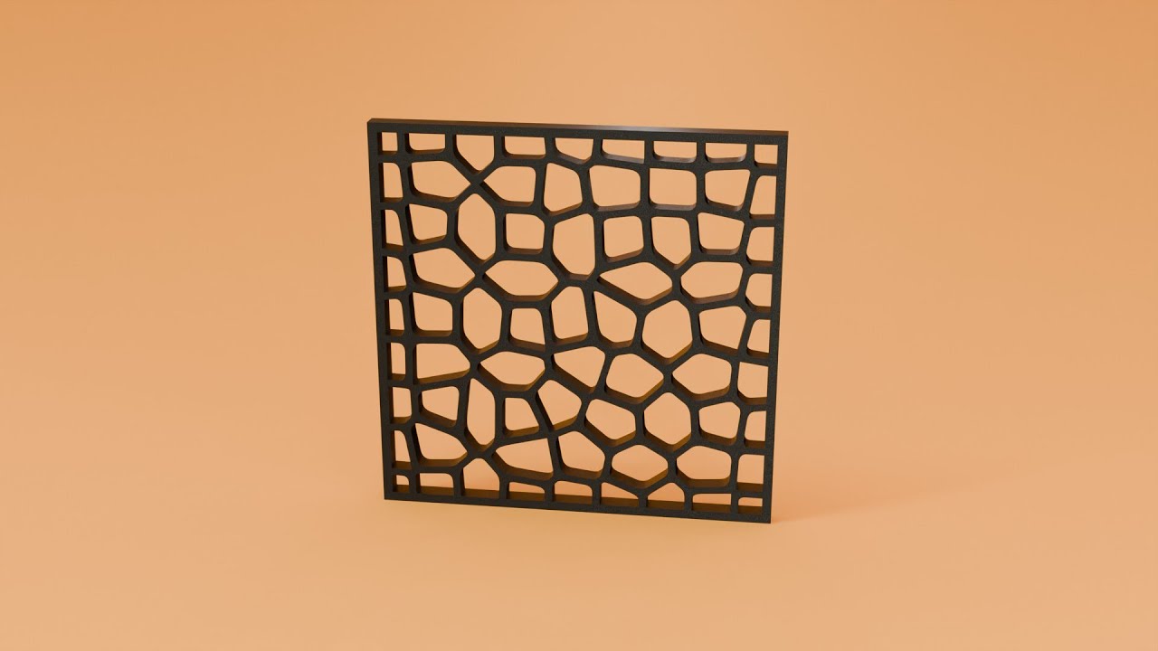 Voronoi pattern generator in Qt C++ & candle holder using SolidWorks ...