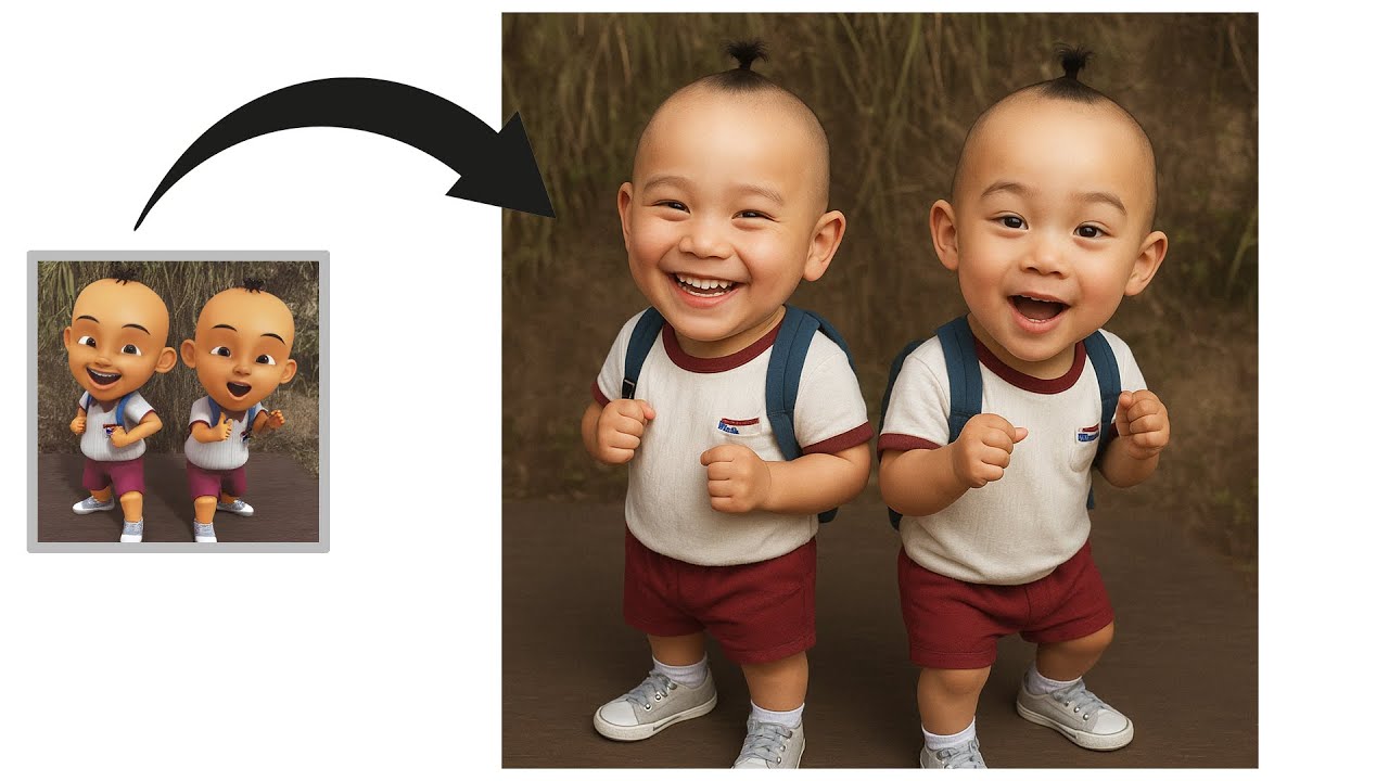 Upin & Ipin: In Real Life - YouTube