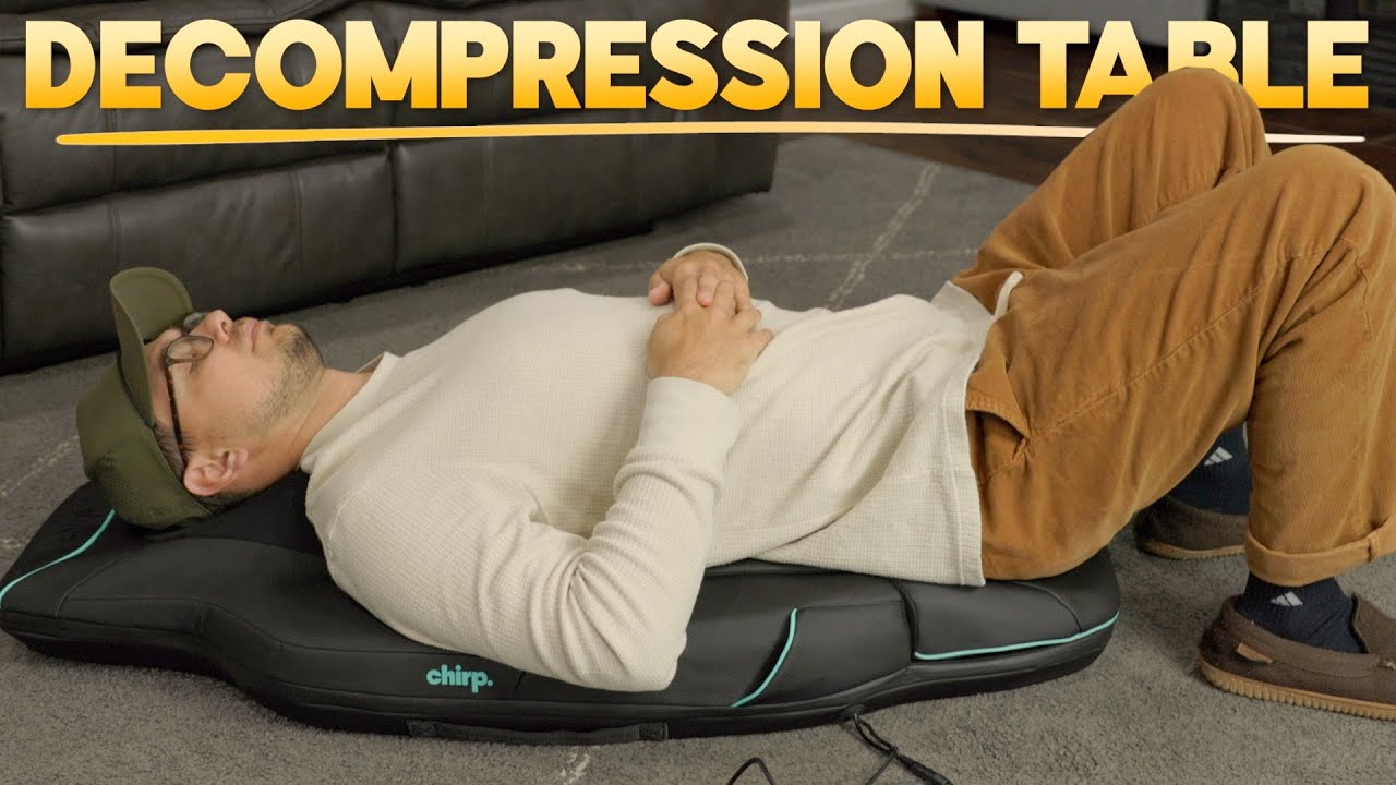 Back Pain Relief Made Easy | Chirp Contour Decompression Table Review ...